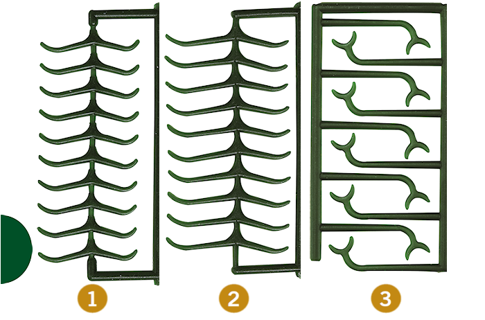 Wax Clasp Profiles - Green